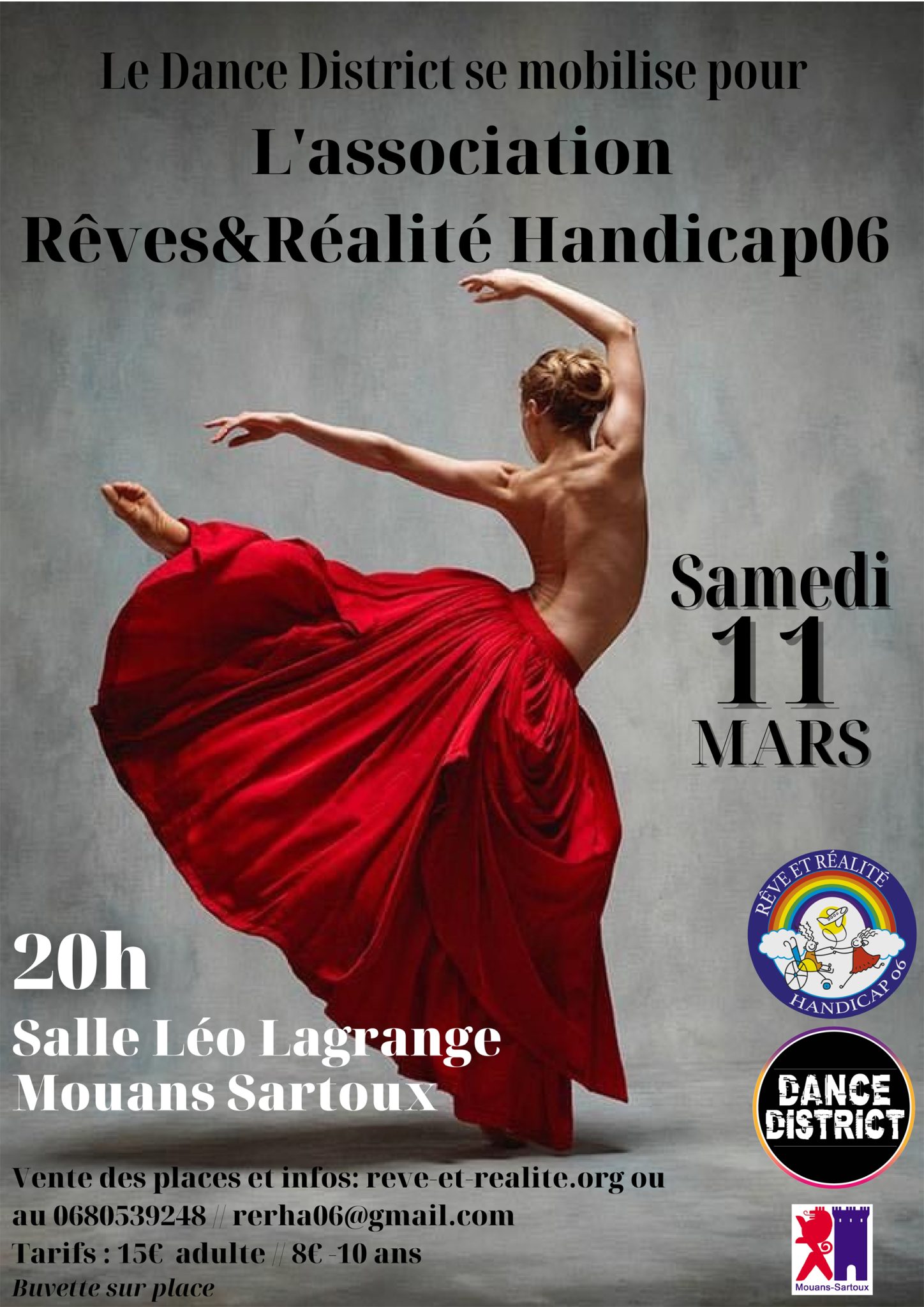 Spectacle de danse le samedi 11 mars 2023 à 20h - Rêve et réalité
